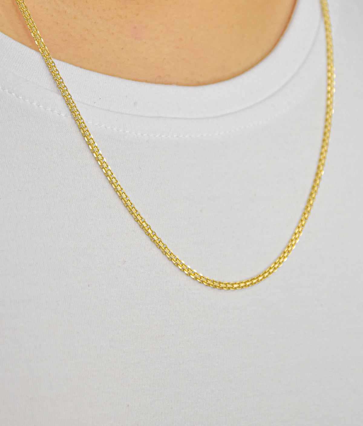 CADENA TEJIDO CHINO X 60CM 2.5mm | Joyeria La Famosa